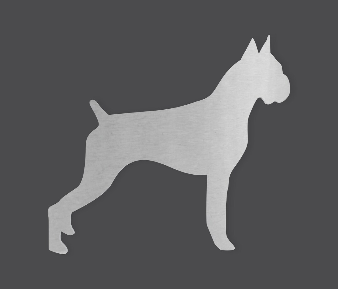 Metal Wall Art Metal Boxer Dog - Boxer Dog Cutout, Boxer Dog Wall Art ...
