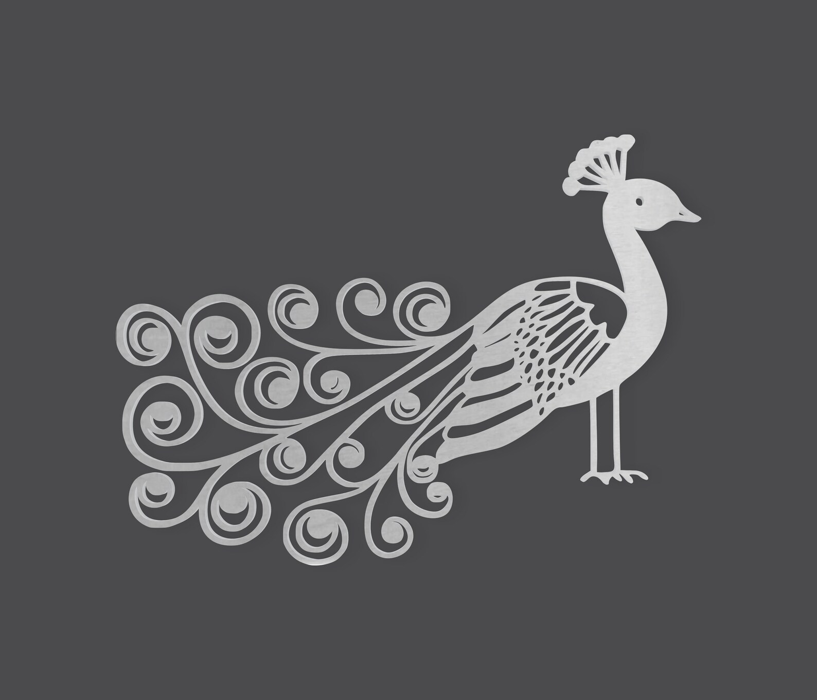 Metal Wall Art Metal Sign Peacock Metal Cutout Wall Art - Etsy