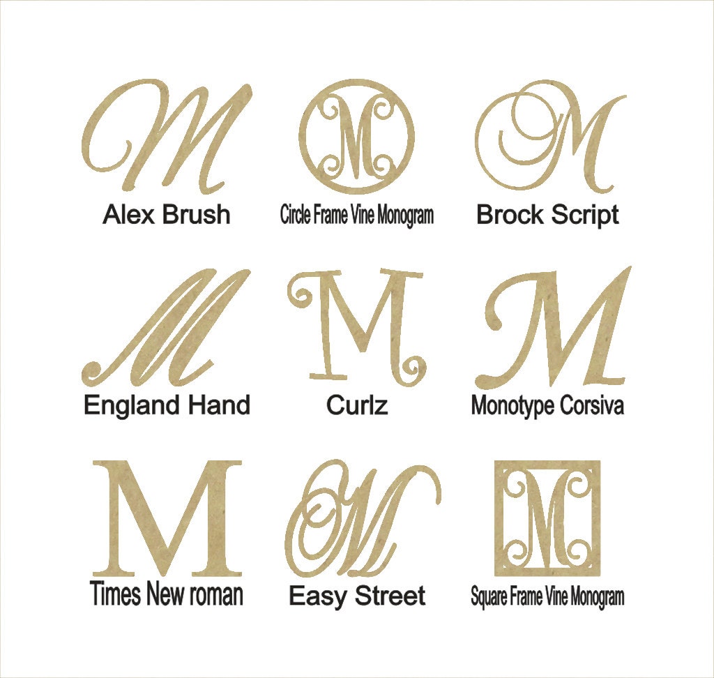 Letra M En Cursiva