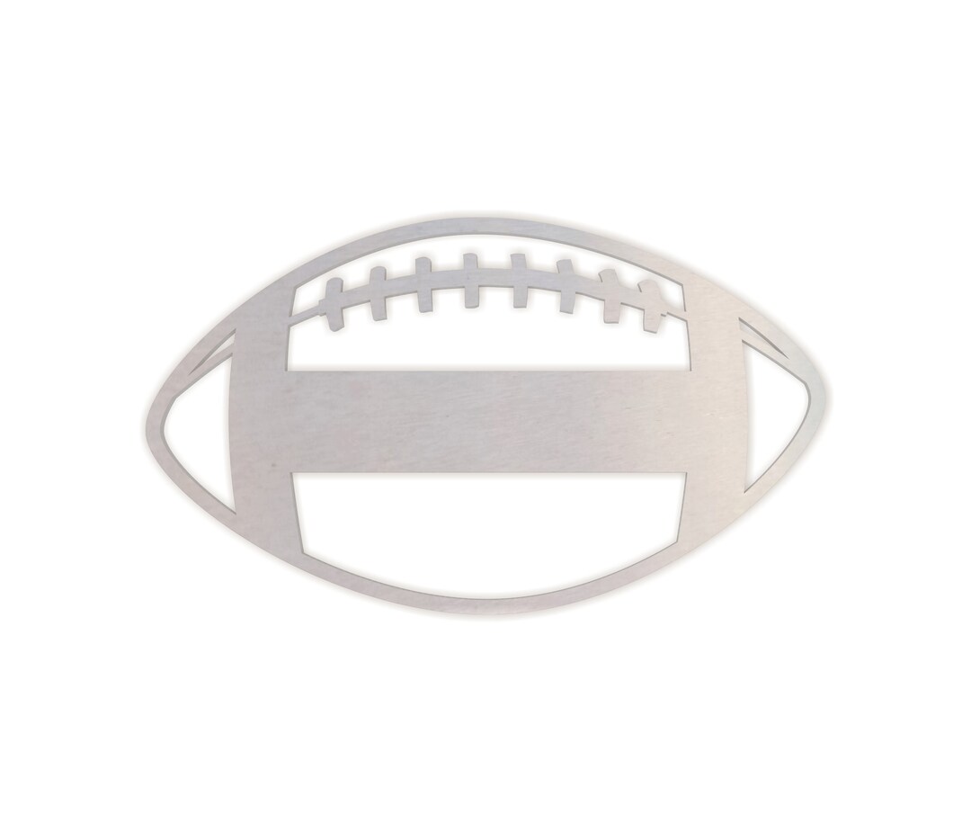 Metal Wall Art Football Gift, Football Decor, Football Team Gift ...