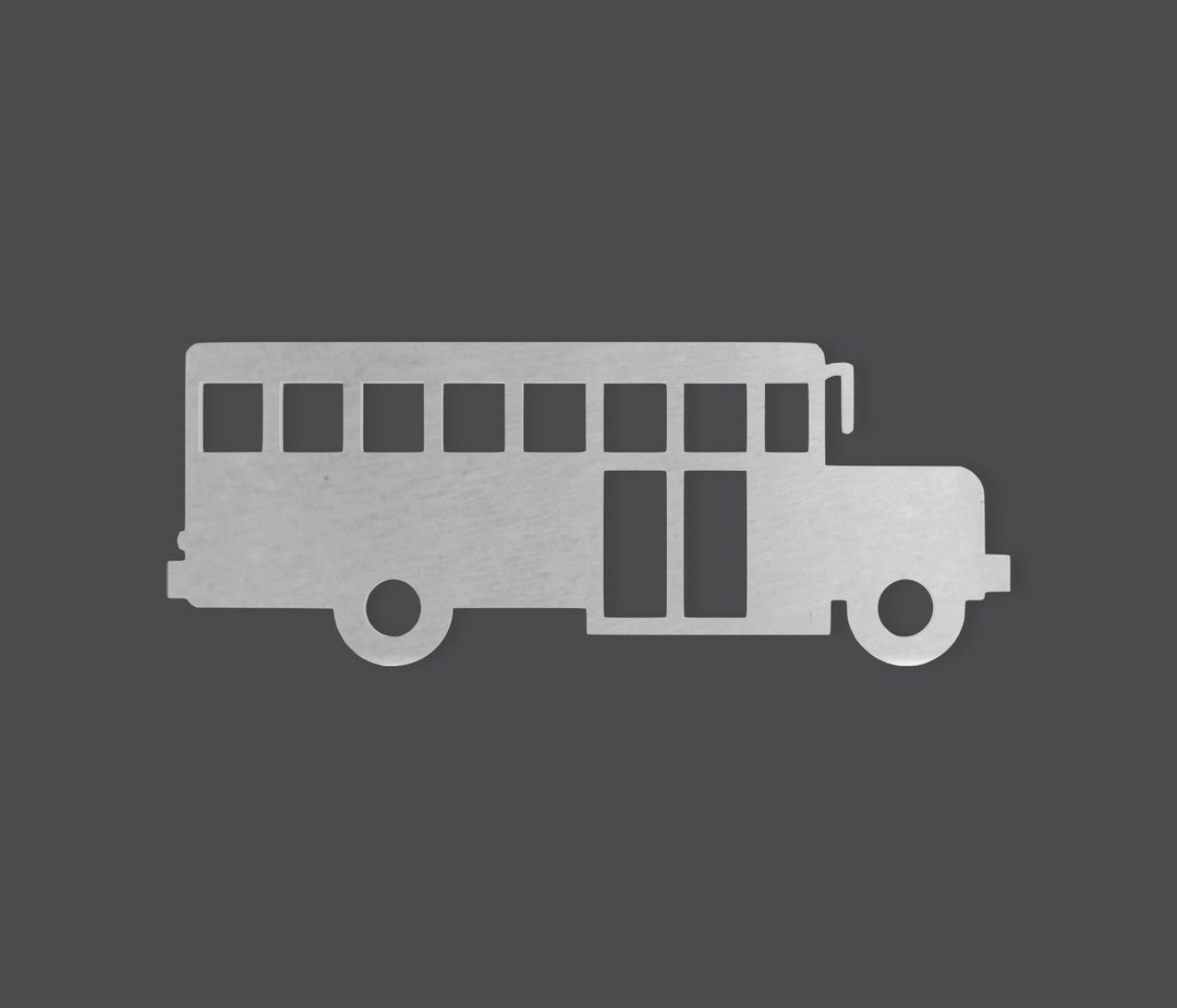 Metal Sign School Bus, School Bus Decor, Metal Cutout, Wall Art, Home ...