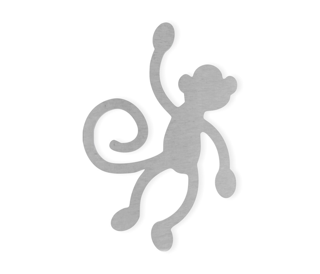 Metal Wall Art Metal Sign Monkey, Metal Cutout, Wall Art, Home Decor ...