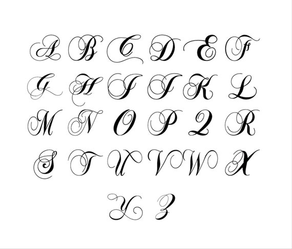Alfabeto En Cursiva De Colores 1 Plantillas De Letras Cursivas Bonitas