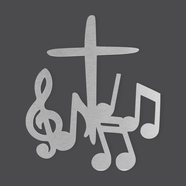 Music Note Cross - Etsy