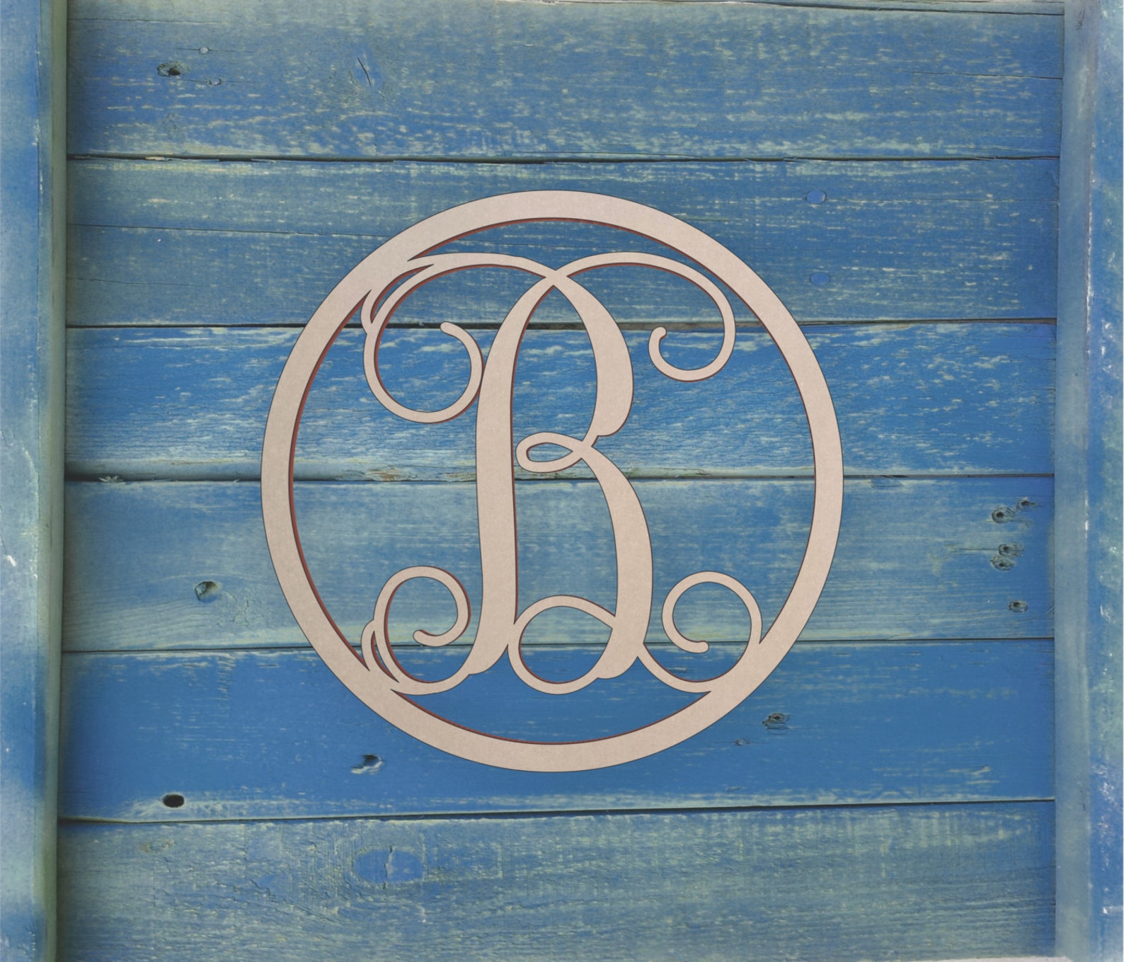 Wooden Monogram Letter b Large or Small - Etsy
