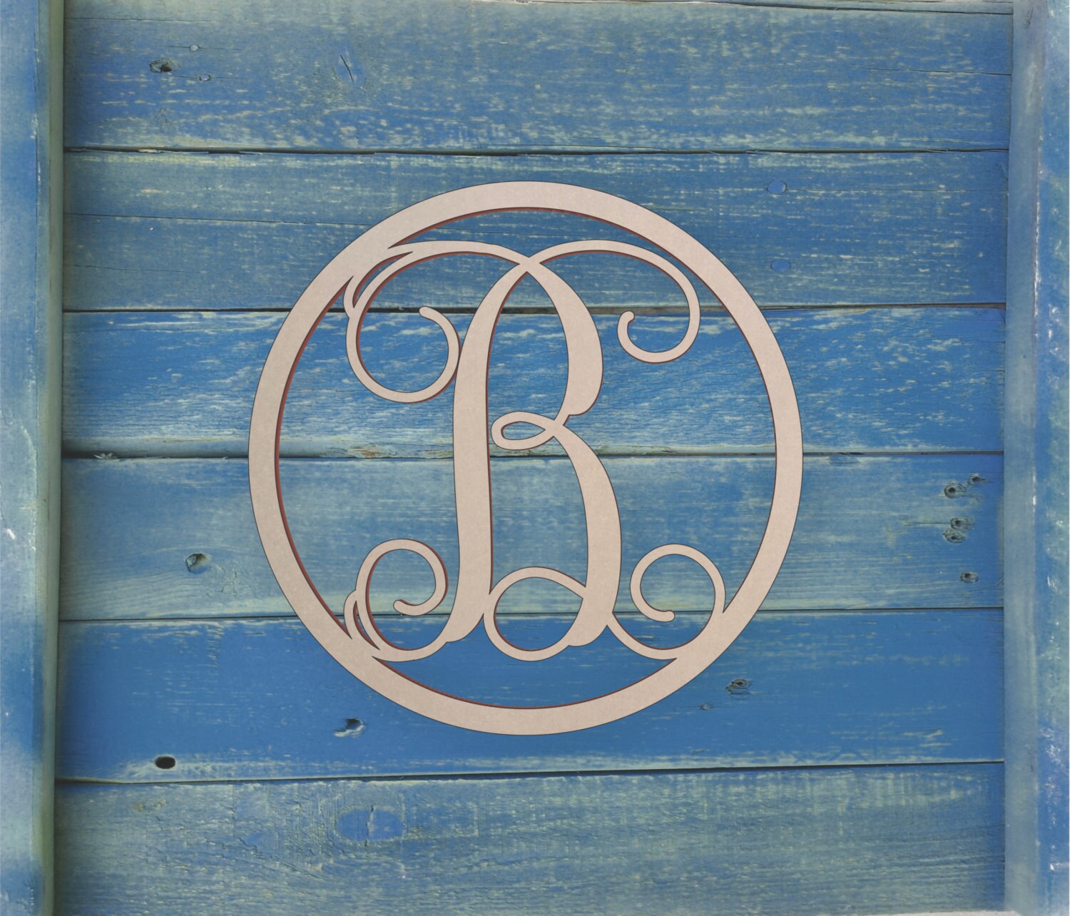 Wooden Monogram Letter B Large or Small | Etsy