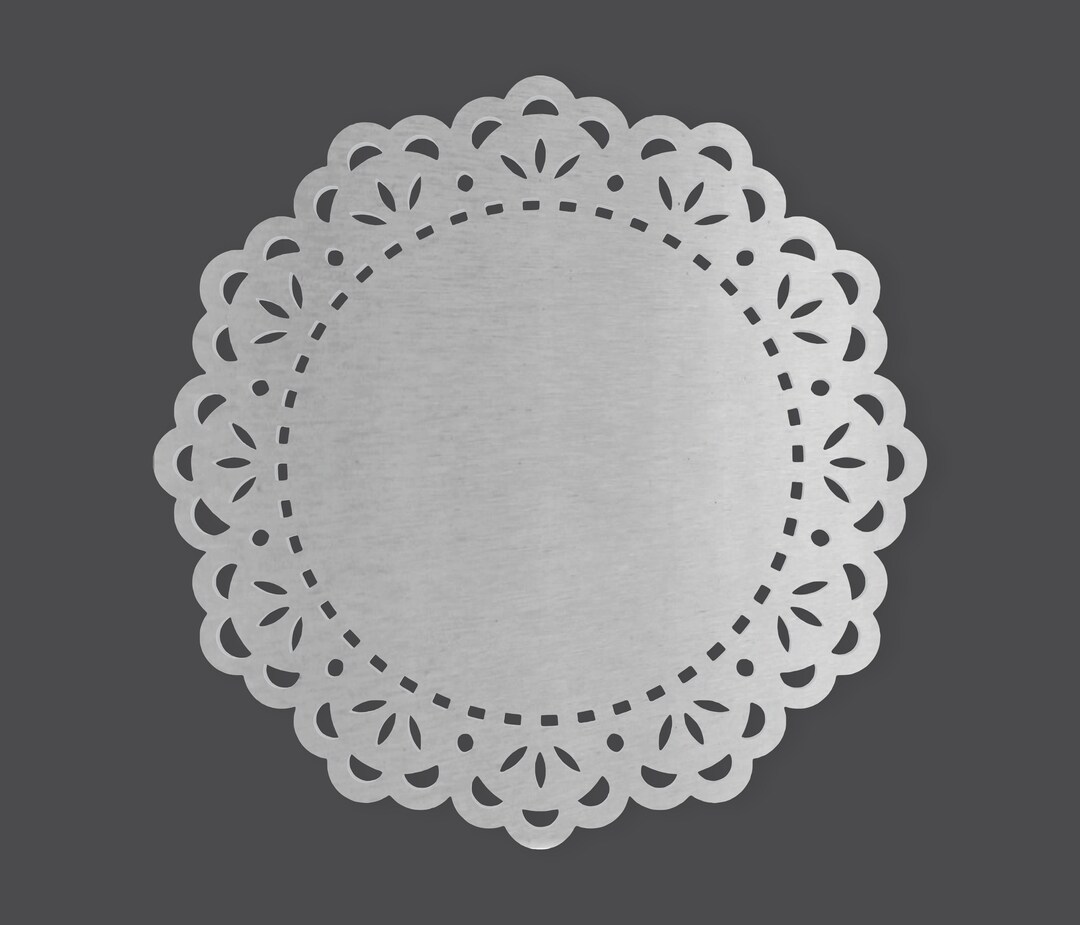 Metal Wall Art Metal Sign Doily , Doily Metal Cutout, Wall Art, Home ...