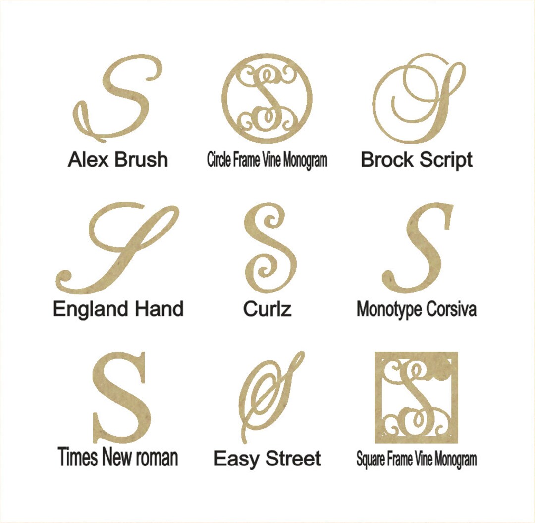 Wooden Wedding Cake Topper Letter “S”- Also Perfect for Birthday Cake ...