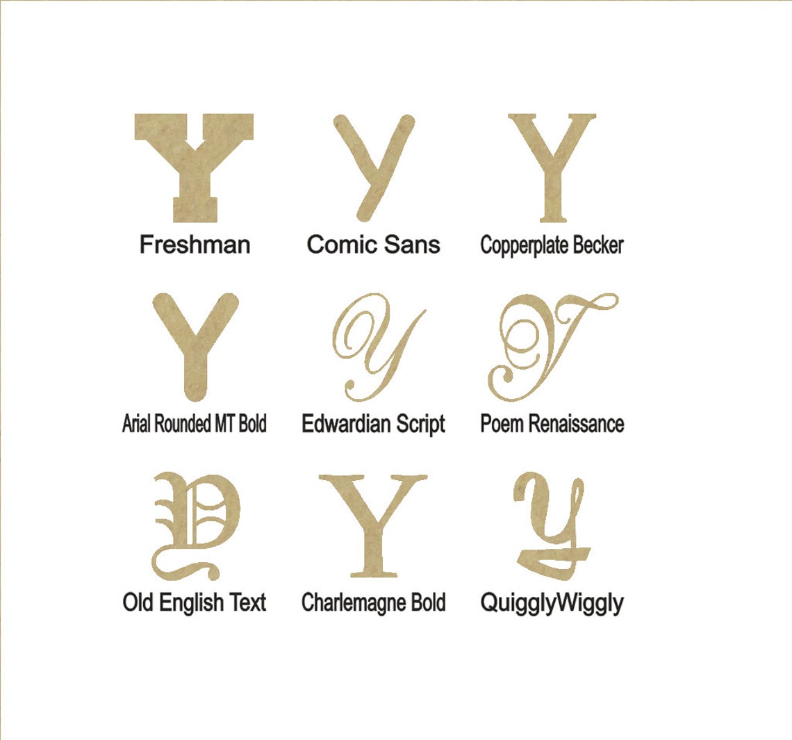 Wooden Wedding Cake Topper Letter Y Also Perfect for | Etsy