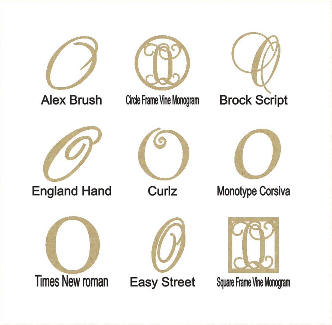 Wooden Letter O: Unfinished Craft Letters for Nursery or Wedding - Etsy