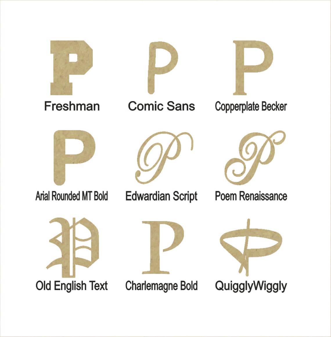 Wooden Wedding Cake Topper Letter P Also Perfect for - Etsy