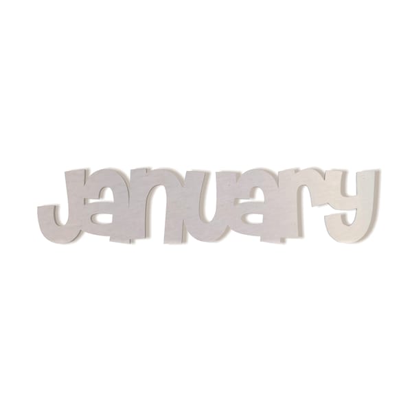 January Word Art - Etsy