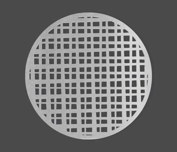 Metal Wall Art Metal Sign Hatch Round Lace Metal Cutout - Etsy
