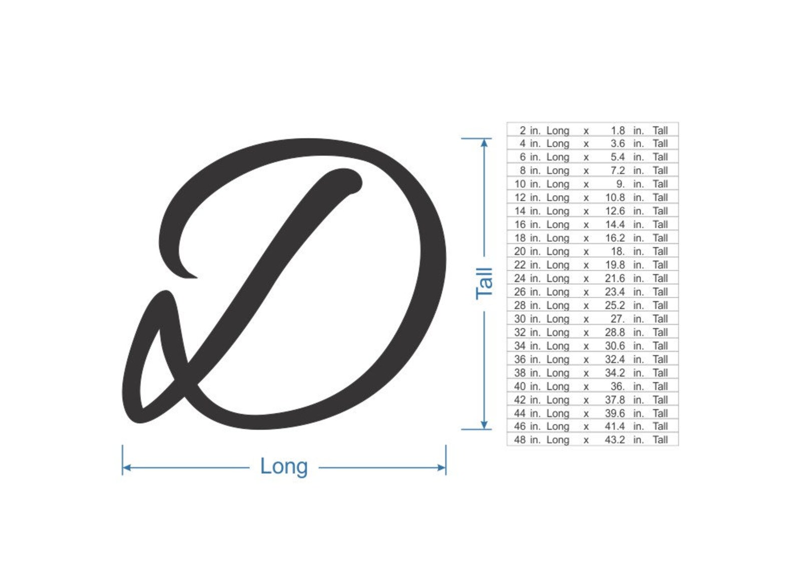 Cursive Wooden Letter d Unfinished Unpainted | Etsy