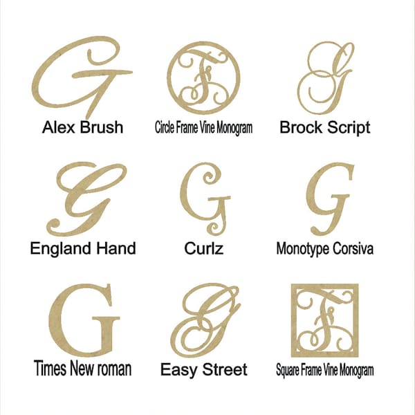 Wooden Letter G - Etsy