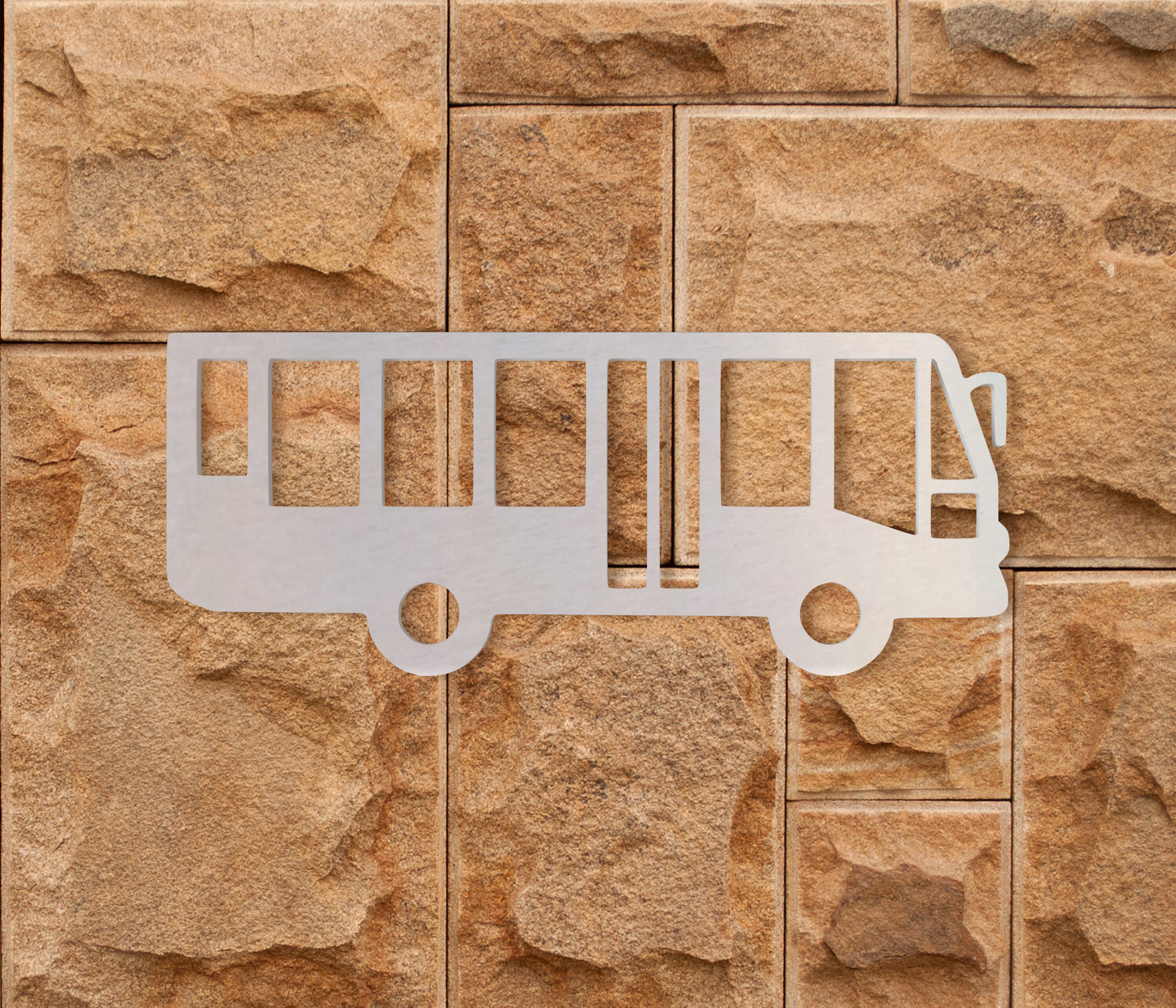 Metal Wall Art Metal Sign City Bus Metal Cutout Wall Art - Etsy