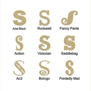Wooden Wedding Cake Topper Letter “S”- Also Perfect for Birthday Cake ...