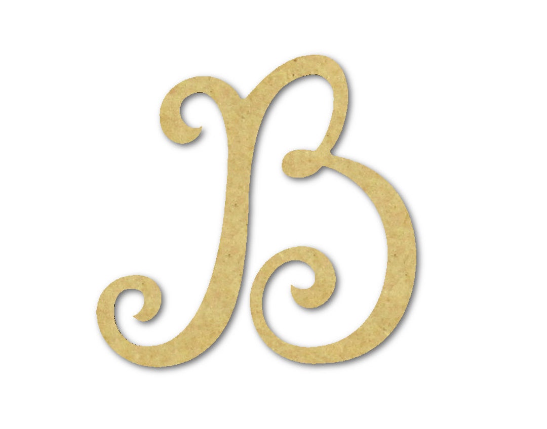 Decorative Wooden Letter B - Unpainted for DIY, Nursery, Wedding - Etsy