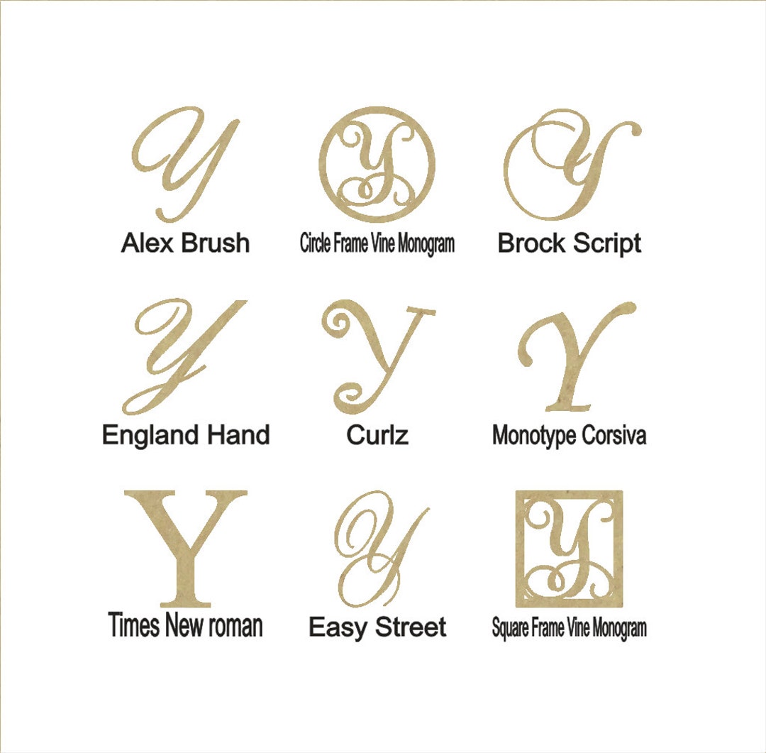 Wooden Wedding Cake Topper Letter “Y”- Also Perfect for Birthday Cake ...