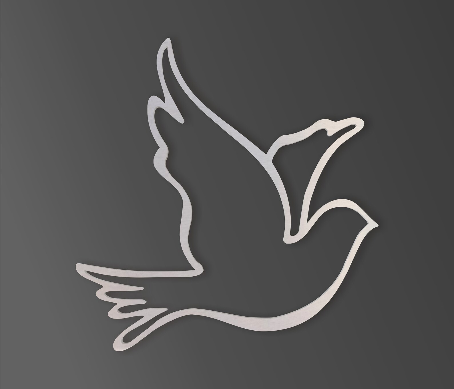 Metal Wall Art Metal Sign Dove Ornament or Accent Great for - Etsy