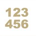 Unfinished Wooden Numbers in the Arial Black Font Style - Etsy