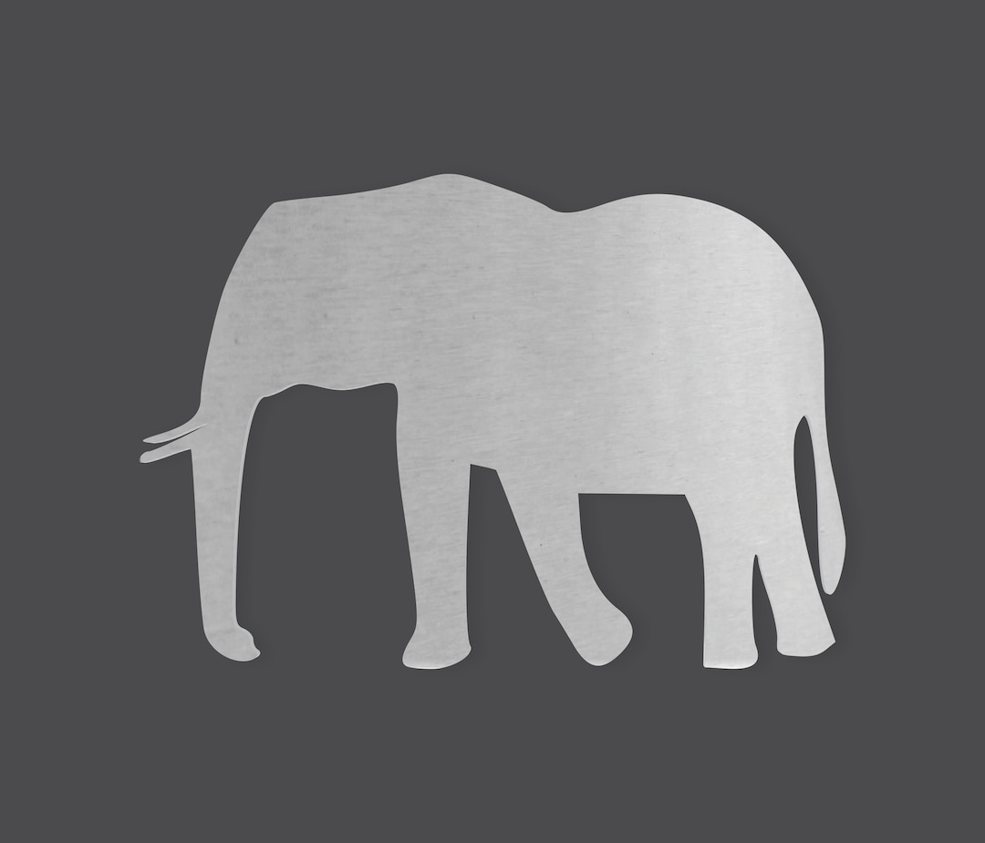 Metal Wall Art Metal Elephant Cutout Decor, Elephant Safari, Nursery ...