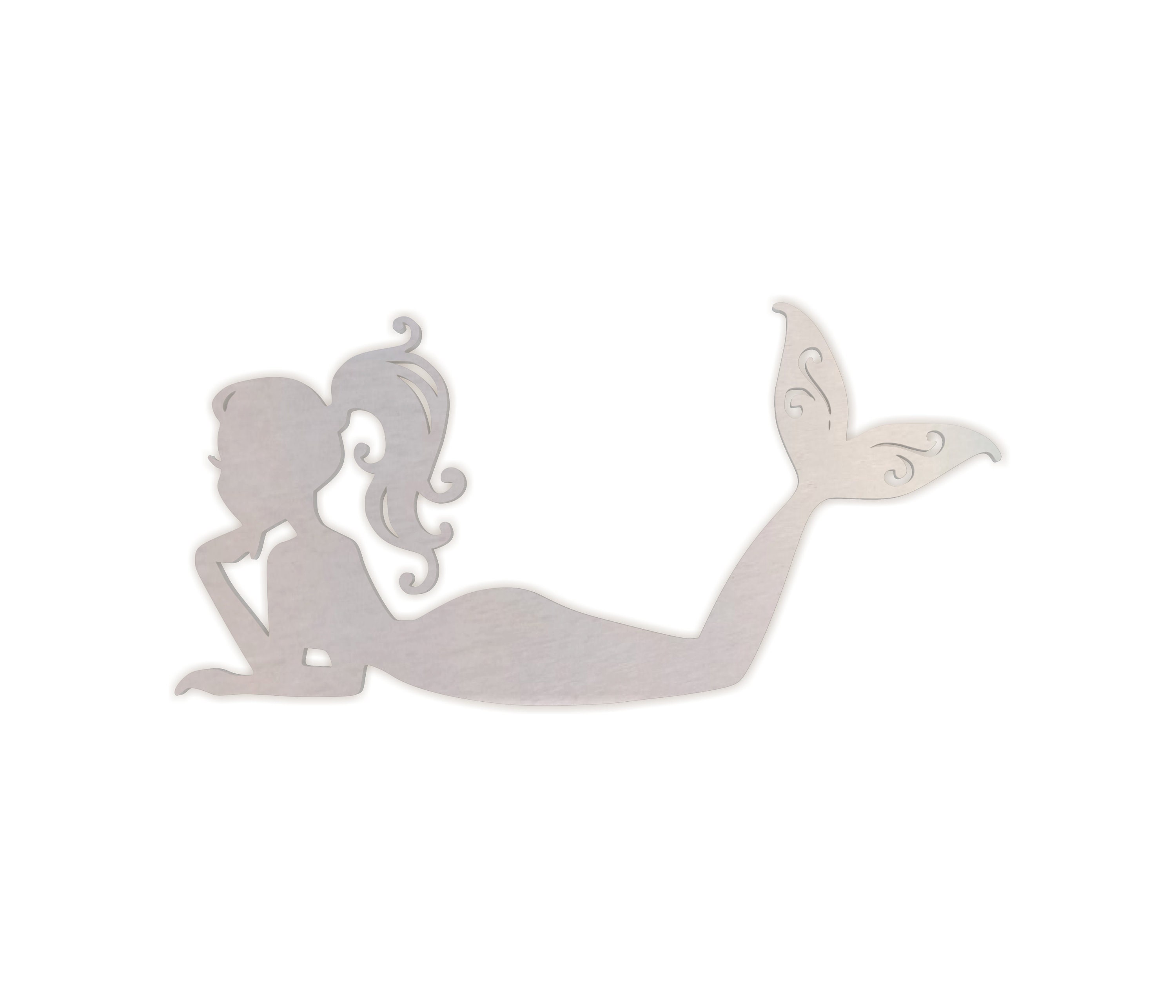 Metal Wall Art Metal Sign Mermaid Princess Metal Cutout Wall - Etsy
