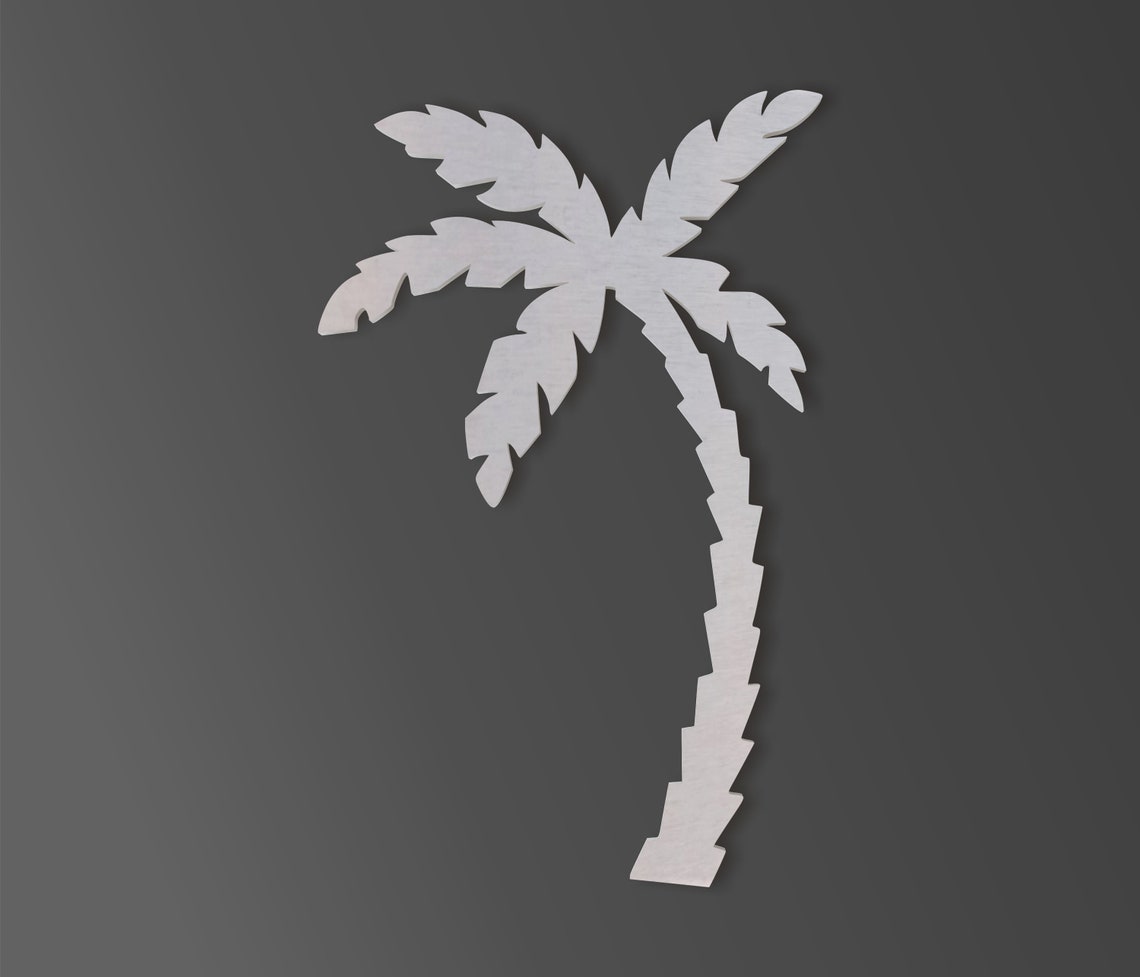 Metal Wall Art Metal Sign Palm Tree Metal Cutout Wall Art - Etsy
