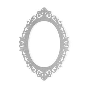 Metal Wall Art Metal Oval Frame - Cutout, Decorative Frame, Home Decor ...