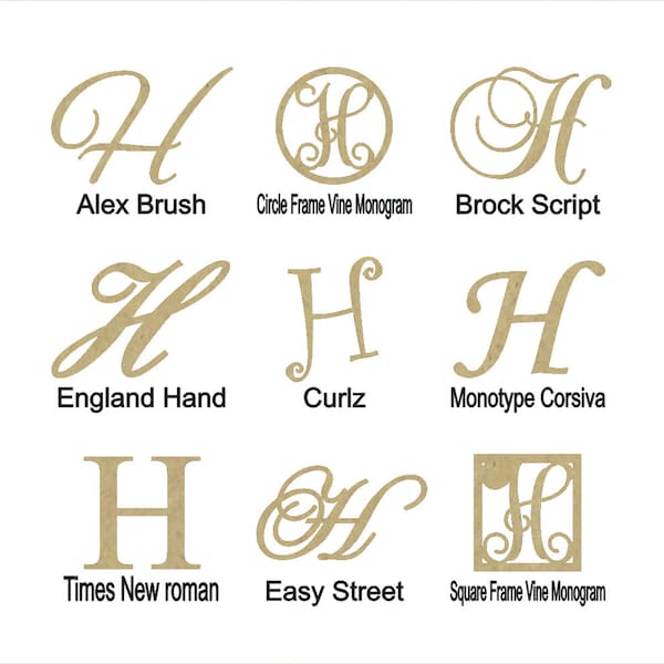 Metal Letter H - Etsy