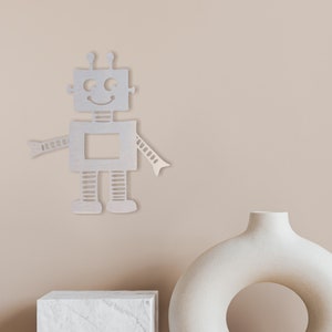 Metal Wall Art Metal Robot Sign, Kids Room Decor, Robot Decor, Metal ...