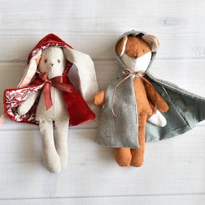 Miniature Hooded Cloak Cape Sewing Pattern Tutorial Dollhouse Digital ...