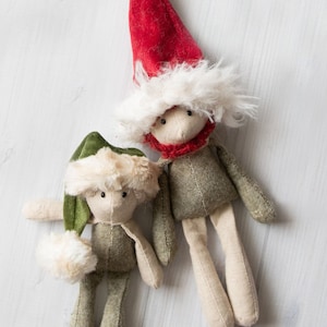 Miniature Elf Hat Long Short Sewing Pattern Tutorial DIY Dollhouse ...