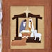 Nativity Applique Pattern, Wool Applique, Christmas Sewing Pattern ...