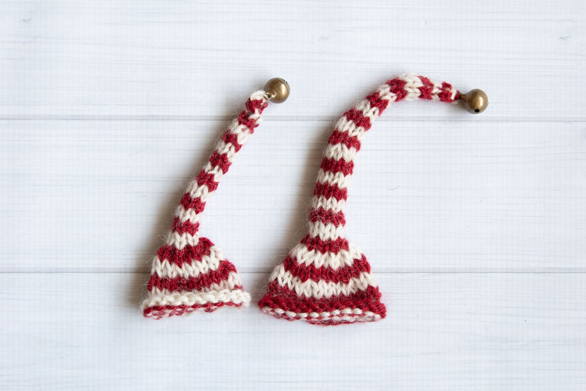 Miniature Elf Hat Knitting Pattern Tutorial Dollhouse Digital - Etsy
