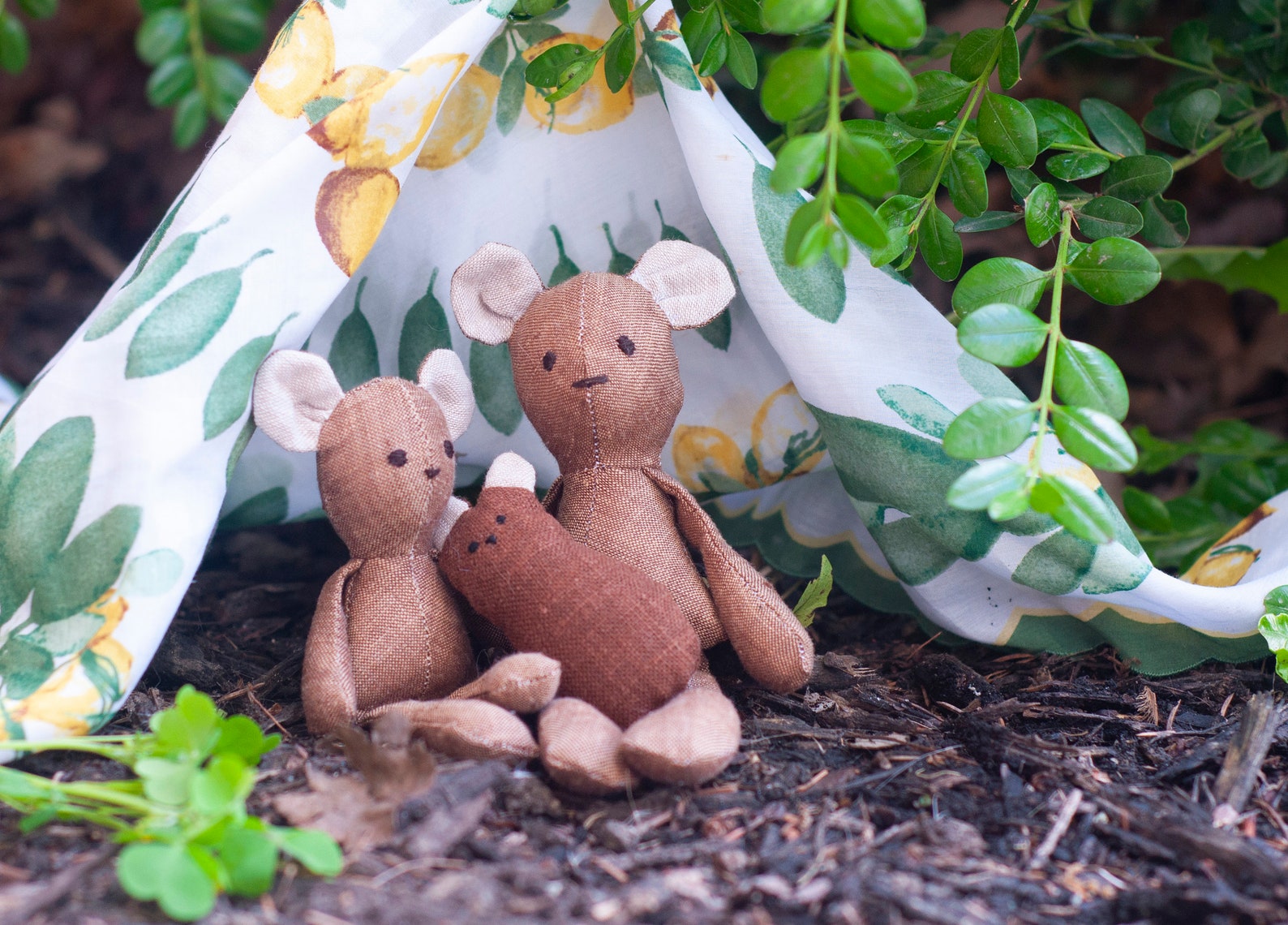 Miniature Bear Family Sewing Pattern Digital Download | 1:12 Scale ...