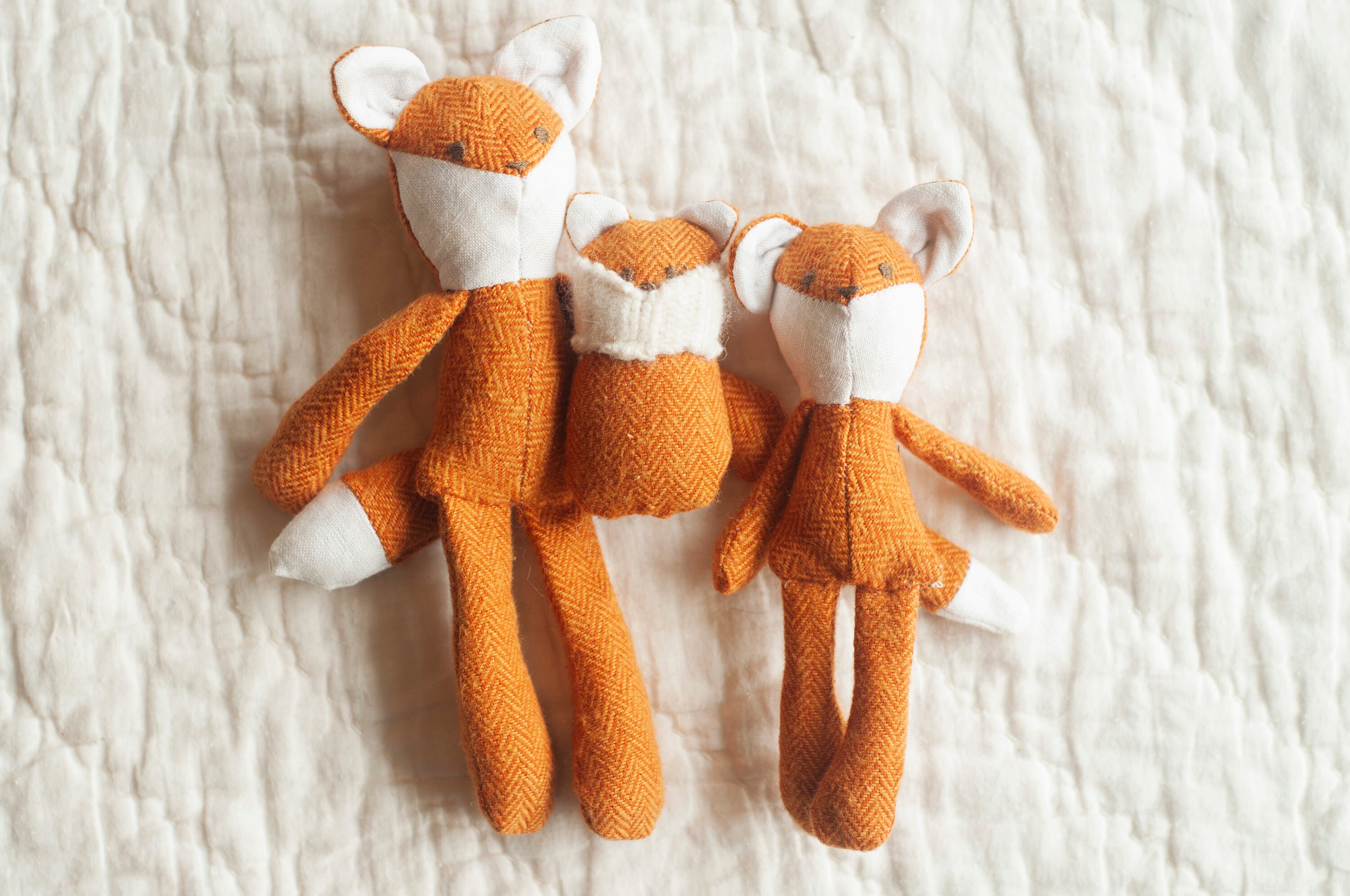 Miniature Fox Family Sewing Pattern Digital Download | 1:12 Scale ...