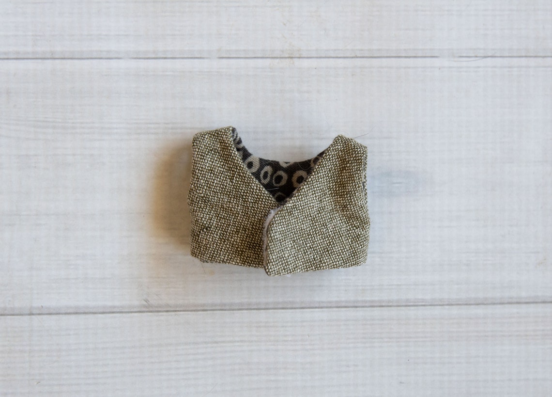 Miniature Doll Vest Sewing Pattern Tutorial DIY Dollhouse Digital ...
