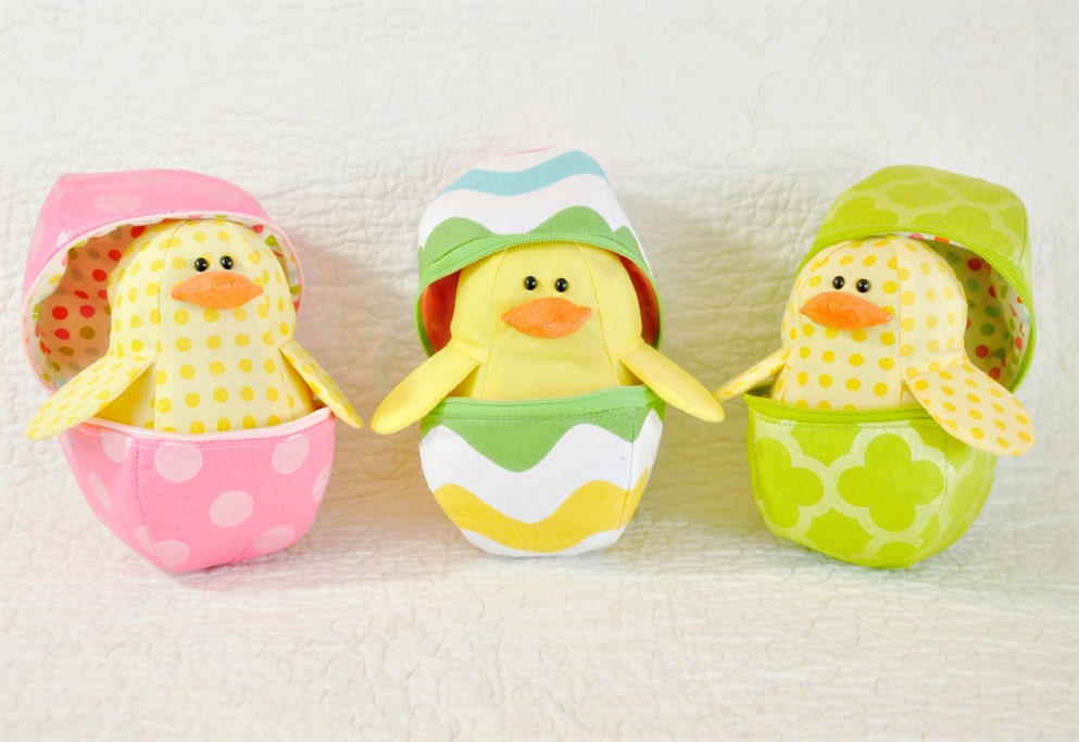 Baby Chick Sewing Pattern, Plush Toy Sewing Pattern, Easter Egg Sewing ...