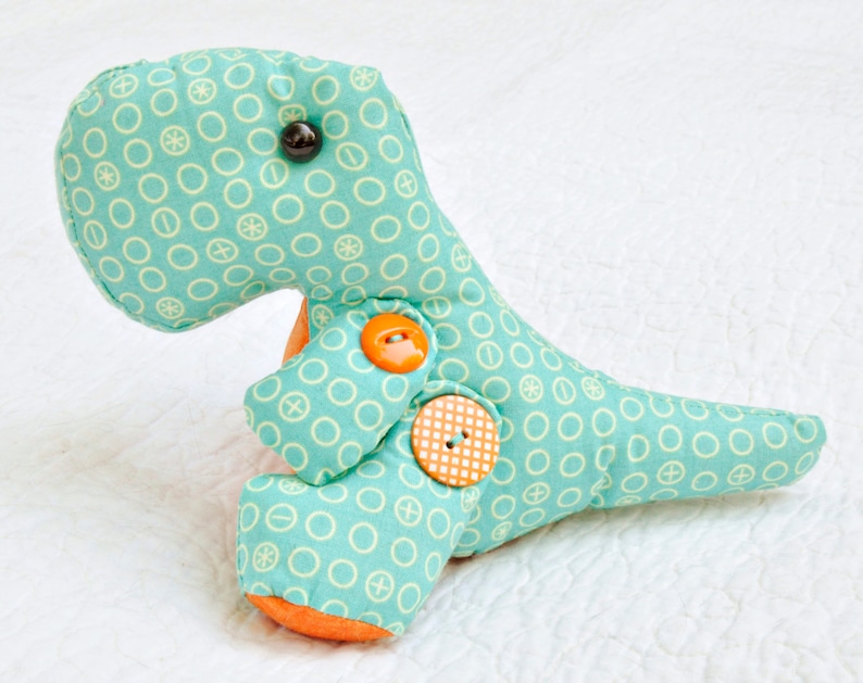 Dinosaur Sewing Pattern, T-rex, Stegosaurus, Tyrannosaurus ...