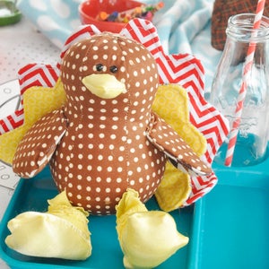 Turkey PDF Sewing Pattern | Thanksgiving Softie | Stuffed Animal | Diy ...