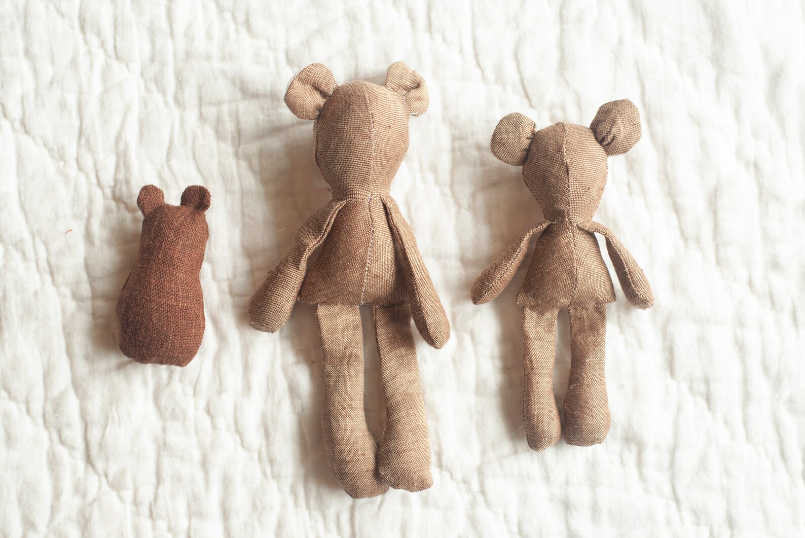 Miniature Bear Family Sewing Pattern Digital Download | 1:12 Scale ...