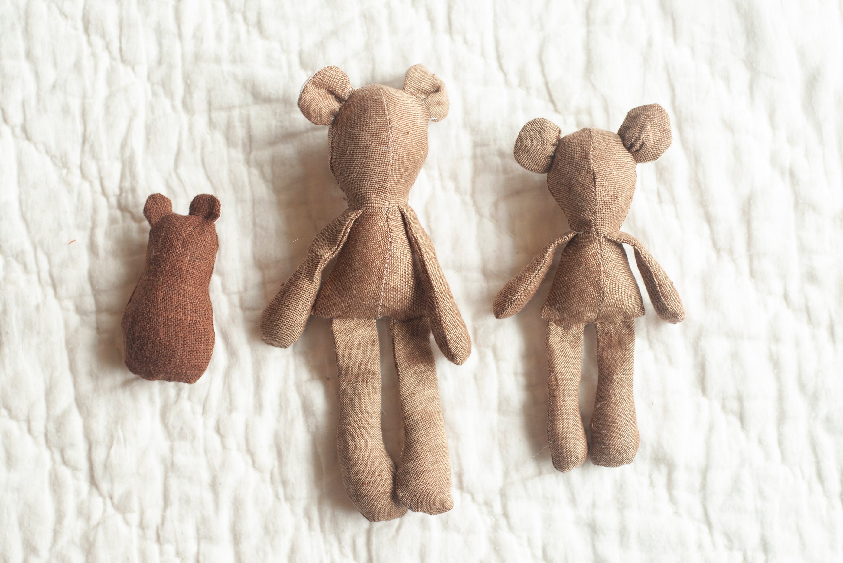 Miniature Bear Family Sewing Pattern Digital Download | 1:12 Scale ...