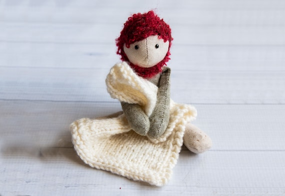 Miniature Blanket Knitting Pattern Tutorial Dollhouse Digital - Etsy