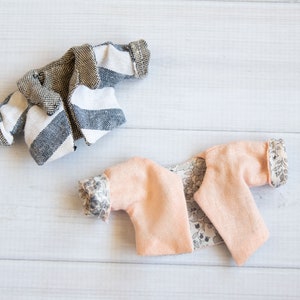 Miniature Reversible Coat Sewing Pattern Tutorial DIY Dollhouse Digital ...