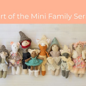 Miniature Bear Family Sewing Pattern Digital Download | 1:12 Scale ...