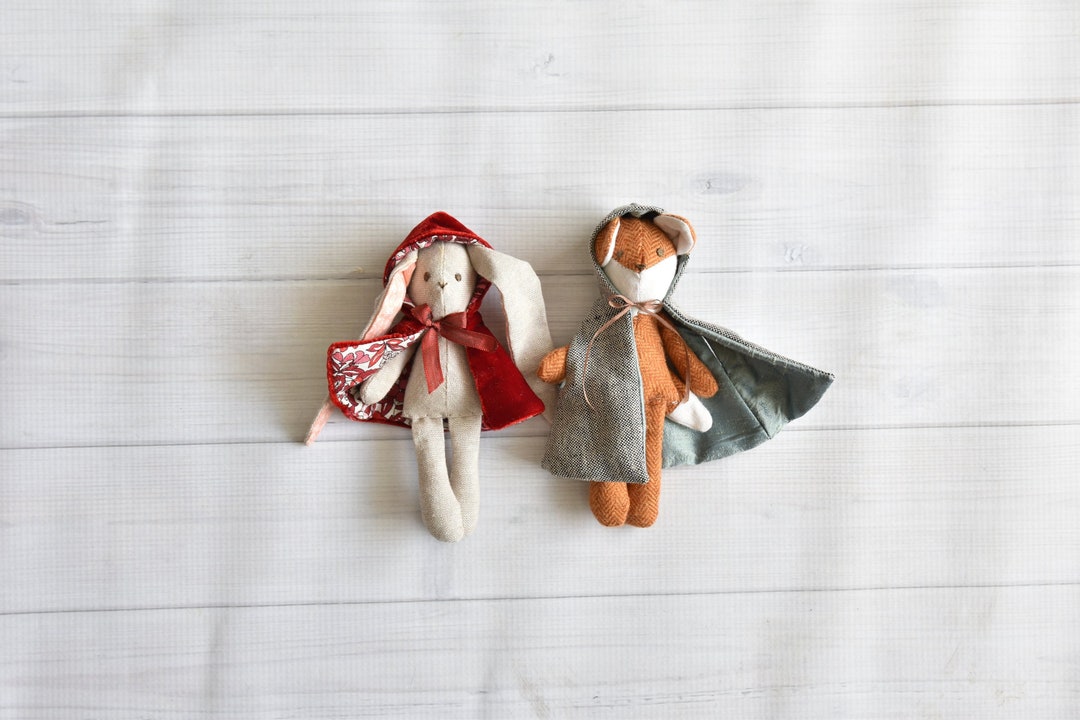 Miniature Hooded Cloak Cape Sewing Pattern Tutorial Dollhouse Digital ...