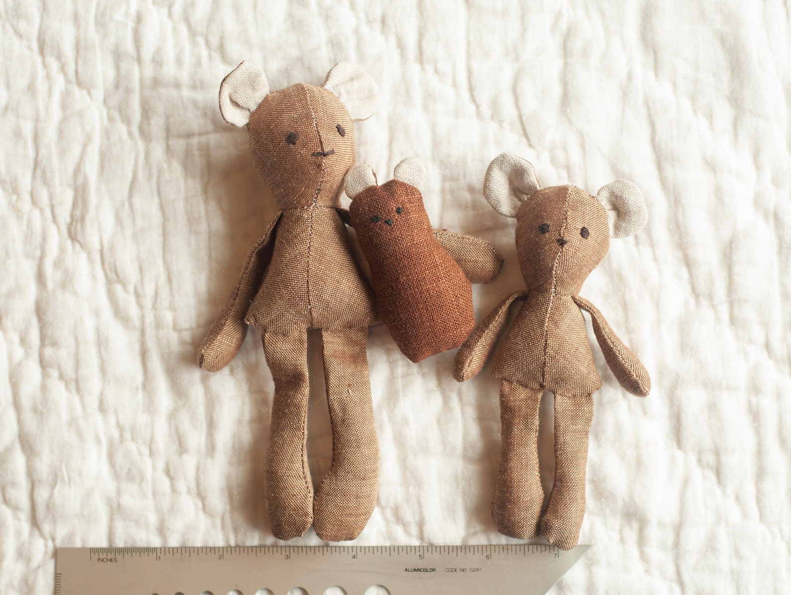 Miniature Bear Family Sewing Pattern Digital Download | 1:12 Scale ...