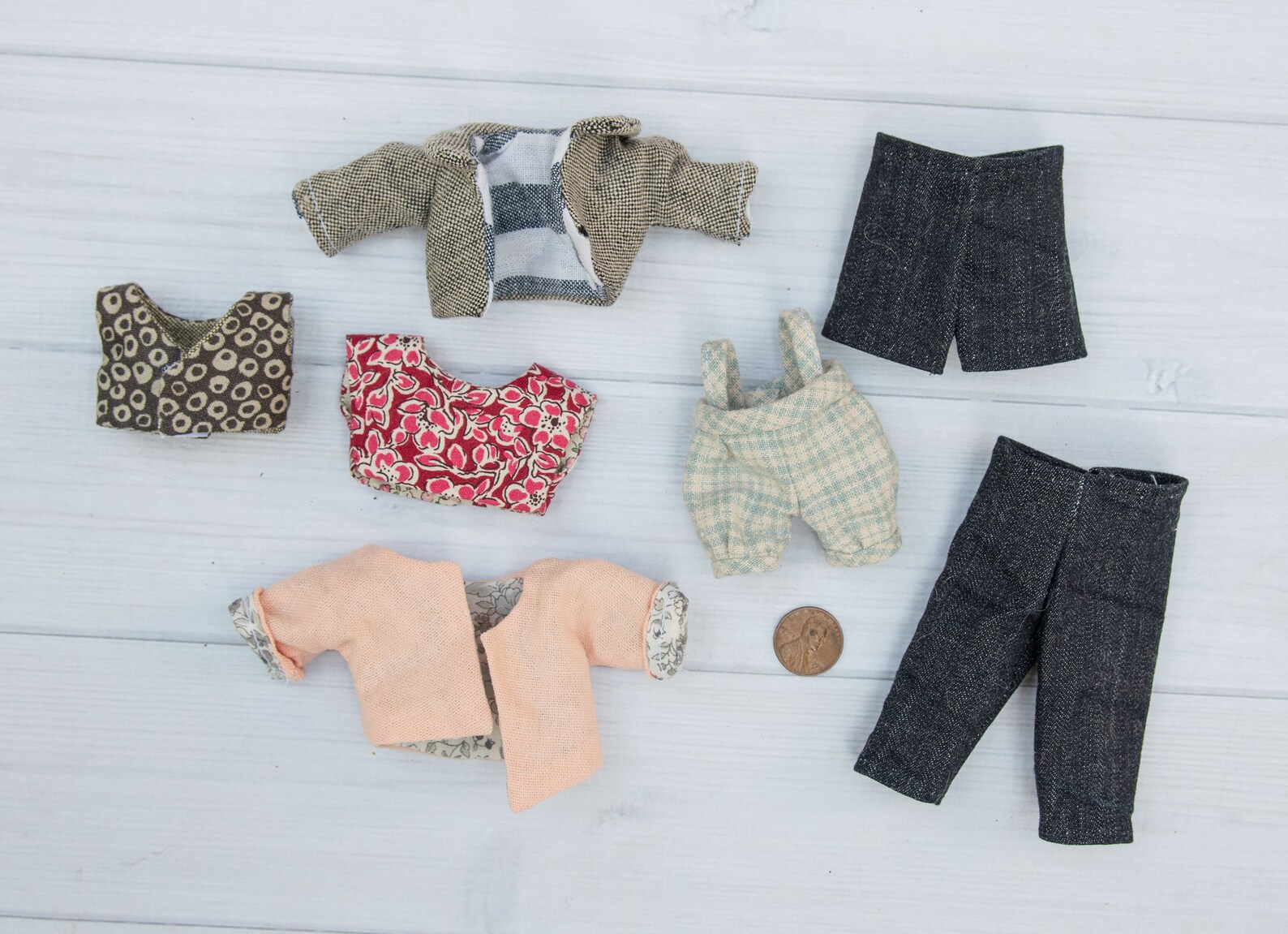 Miniature Doll Clothing Sewing Pattern Set Tutorial DIY - Etsy