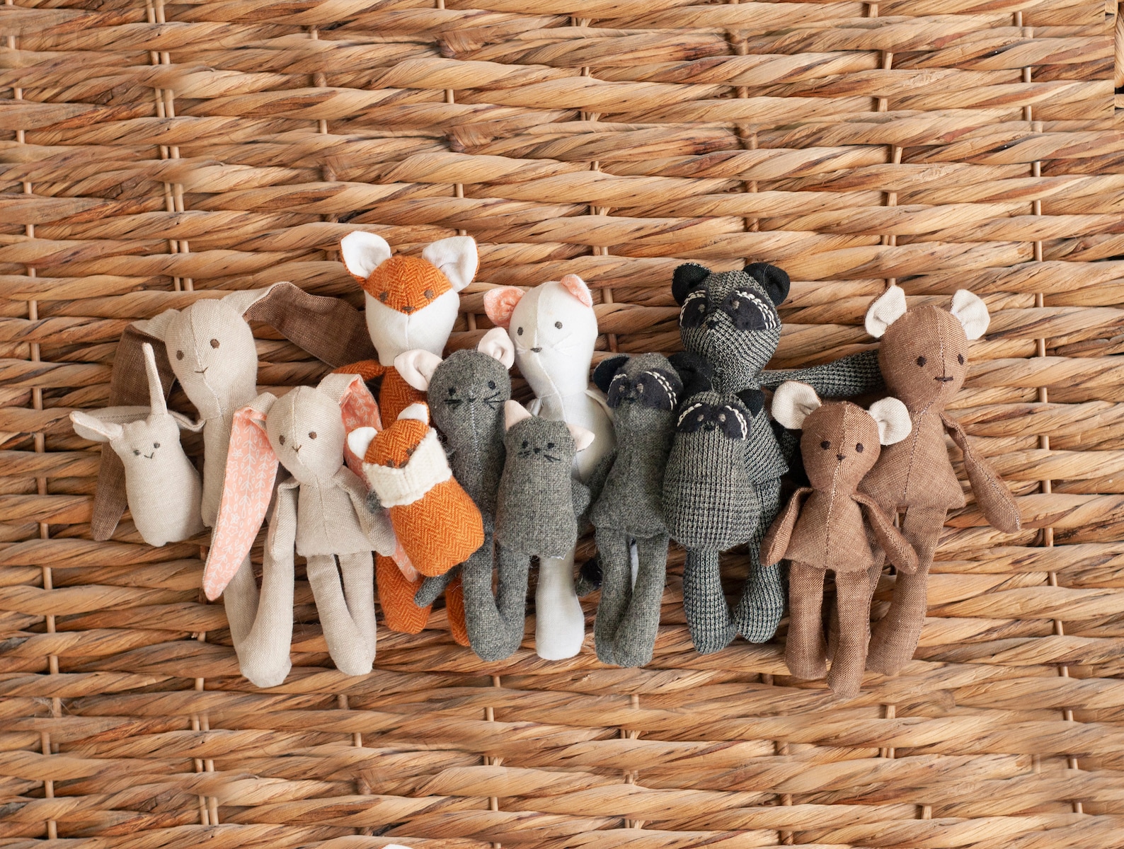 Miniature Woodland Animal Pattern Collection Digital Download | Etsy